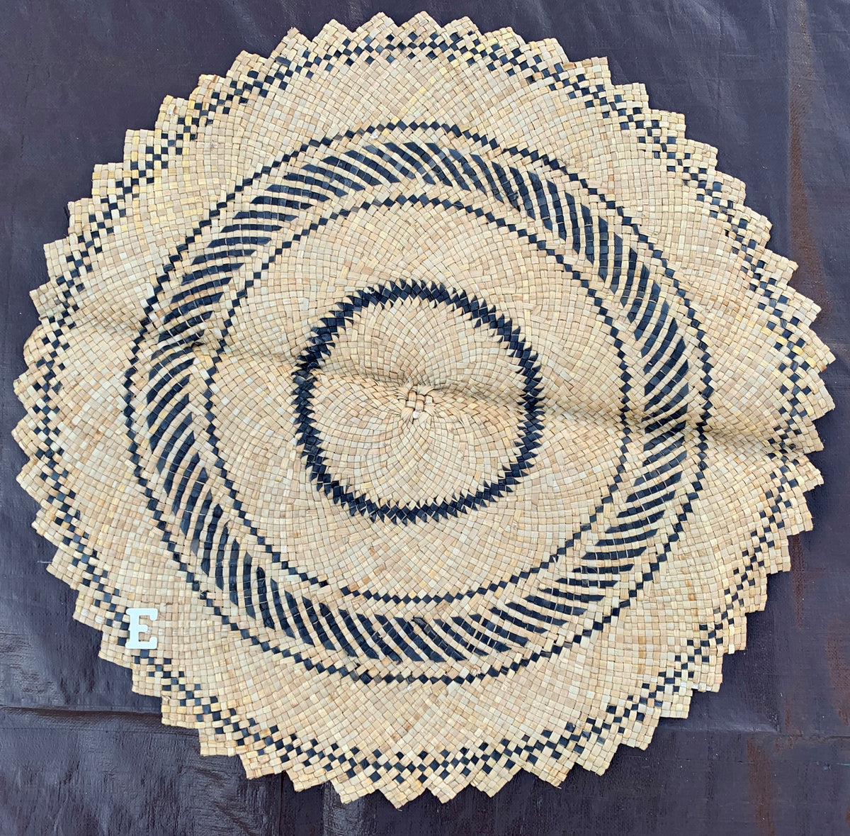 Fijian Kuta Round Mat – The Coastal Basket
